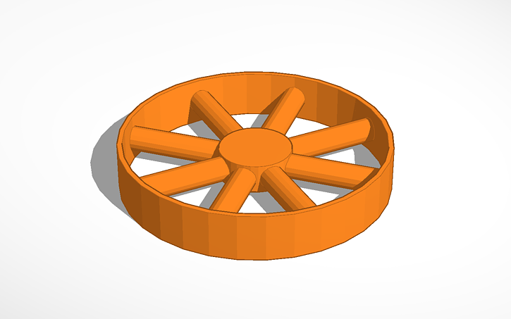 3D design Wheel - Tinkercad