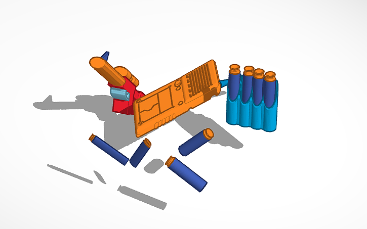 3D design NERF FIGHT! | Tinkercad