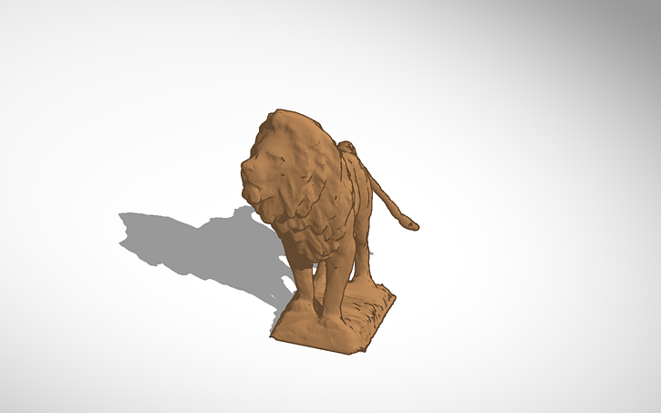 3D design Lion - Tinkercad