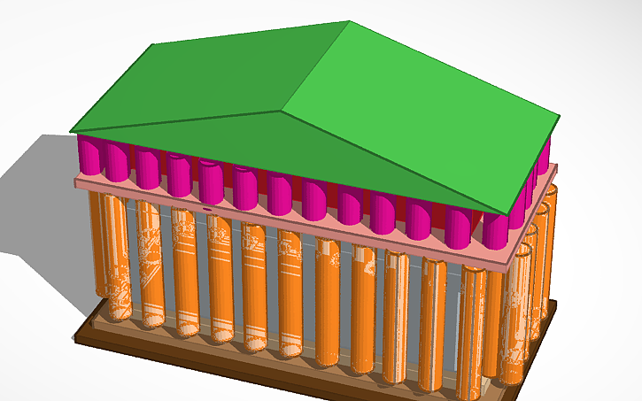 3D design parthenon: HEMALI 8A | Tinkercad