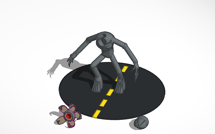 3D design demogorgon from Stranger Things - Tinkercad