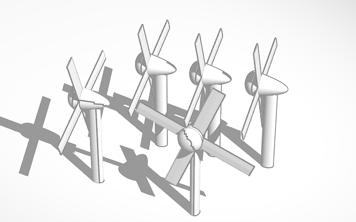 3D design Copy of Wind Molen - Tinkercad