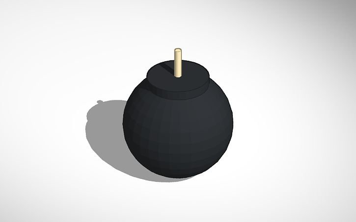 3D design Cartoon Bomb | Tinkercad