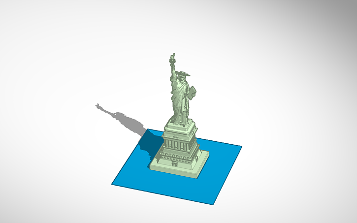 3D design Statue of Liberty - Tinkercad