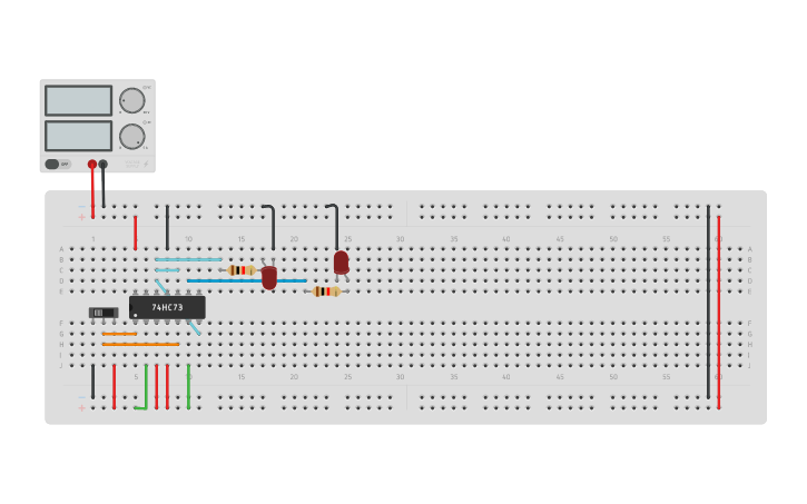 Circuit Design Lab3 2bit Sync Jk Counter Tinkercad