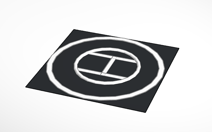 3D design Helipad - Tinkercad