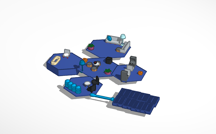 3D design Astronaut's House by Pola & Oliver - Tinkercad
