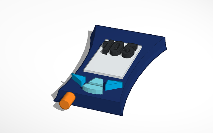3D design Glucose meter - Tinkercad