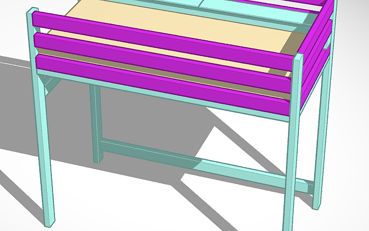 3D design Bed Shira | Tinkercad