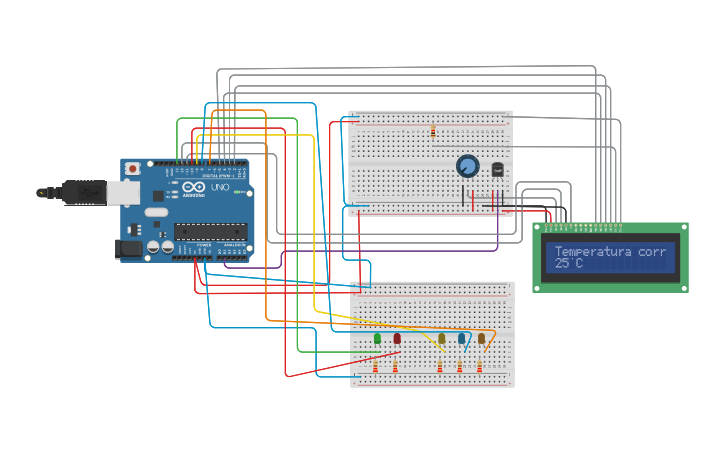 Circuit design TP N° 7 CONTROL DE TEMP 1 | Tinkercad