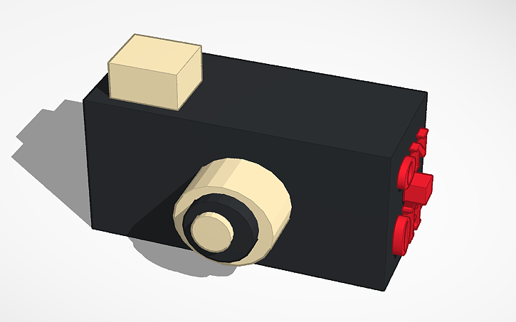 3D design Camera - Tinkercad