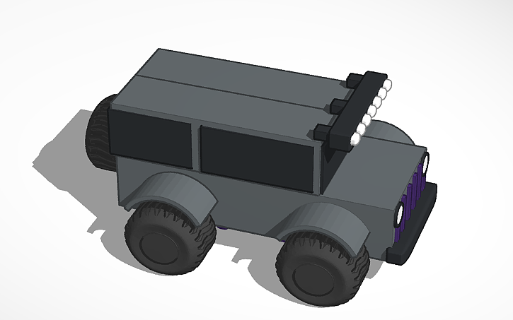 3D design Jeep - Tinkercad