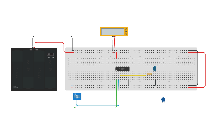 Circuit design P2_LOGIC_GATE - Tinkercad