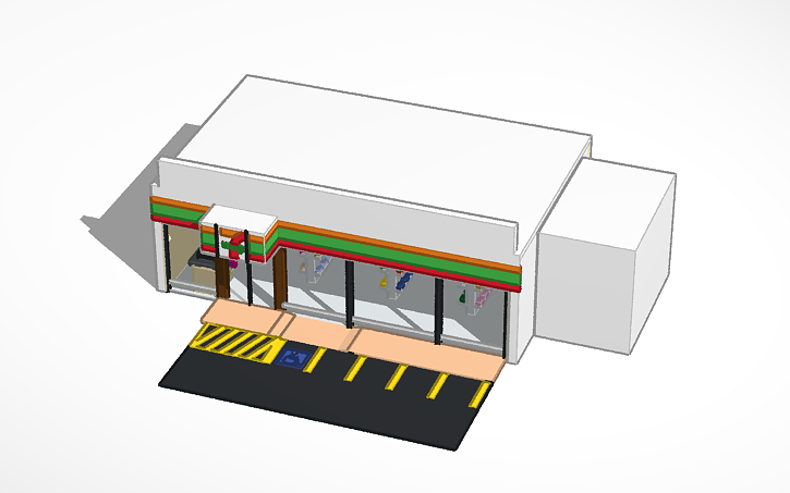 3D design 7-Eleven - Tinkercad