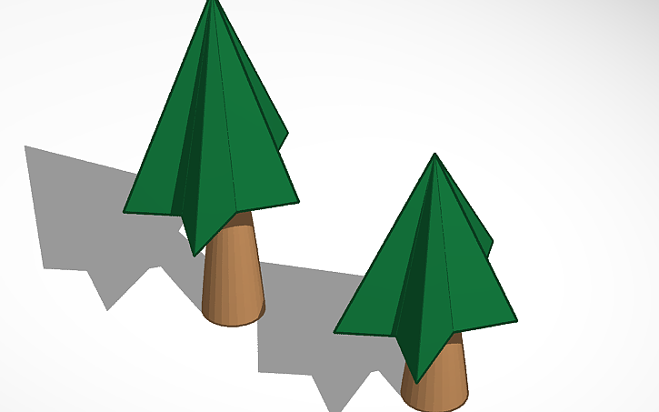 3D design X-mass tree - Tinkercad