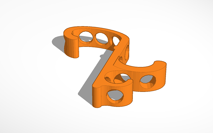 3D design v2.5 Cubicle Hook - Single - Tinkercad