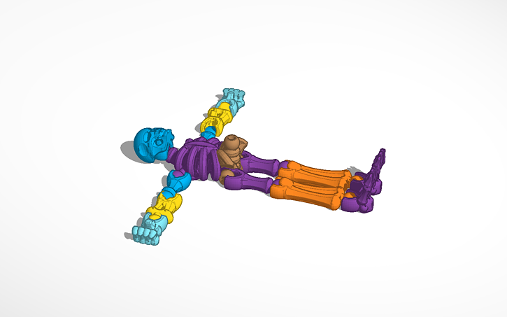 3D design Skeleton - Tinkercad