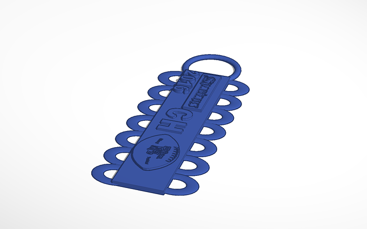 3d Design Key Chain Tinkercad