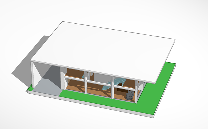 3D design Modern house 7 | Tinkercad
