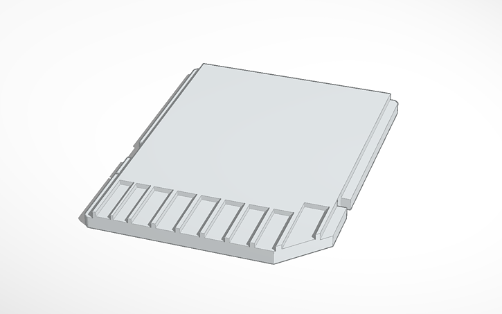 3D design SD Card Model | Tinkercad