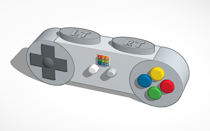 3D design Tinkercad Controller - Tinkercad