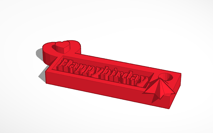 3D design key | Tinkercad