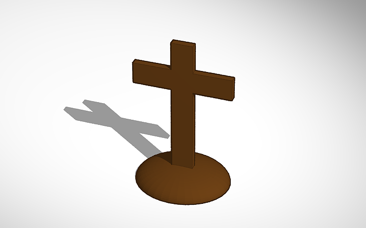 3D design Cross - Tinkercad