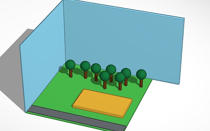 3D design Render test - Tinkercad