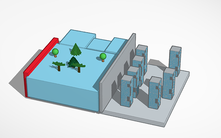3d Design Flood Prevention Tinkercad