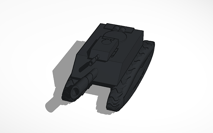 3D design Tank - Tinkercad