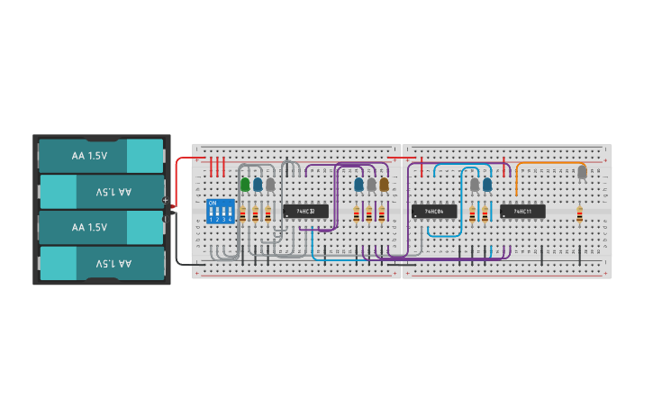 Circuit design ejercicio 5 - Tinkercad