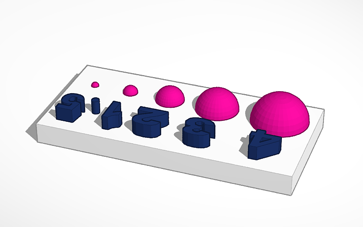 3D design Corner 4 spheres - Tinkercad