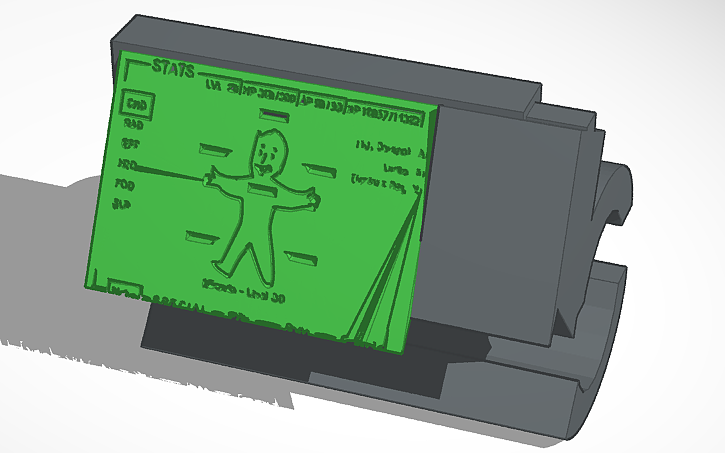 3D design pip boy 3000 from fallout 3 to upgrade | Tinkercad