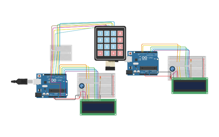 Circuit design Vending Machine - Tinkercad