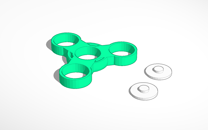 3D design Copy of tripple Spinner | Tinkercad