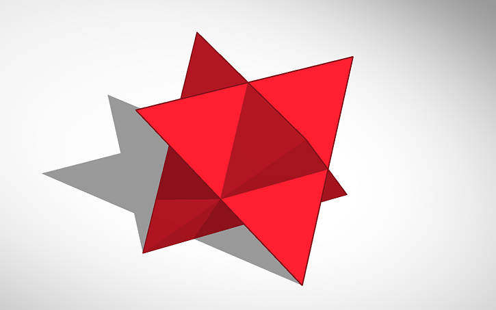 3D design Stella Octangula - Tinkercad