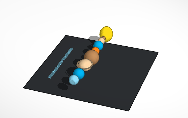 3D design The Solar System | Tinkercad