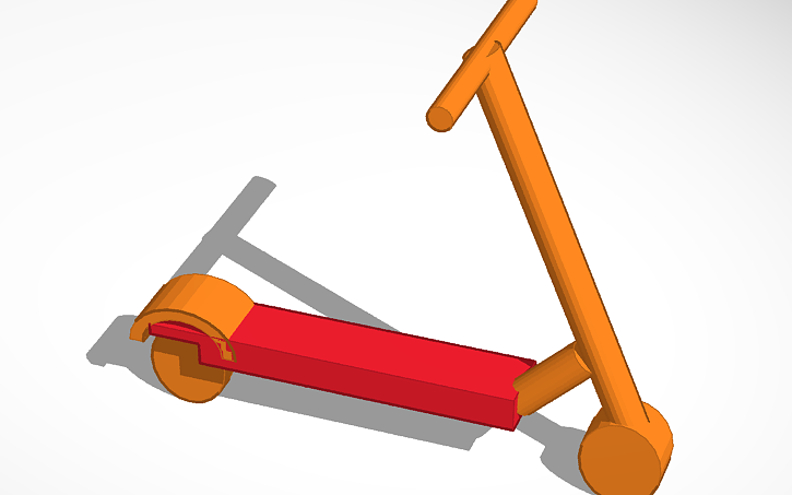 3D design scooter - Tinkercad