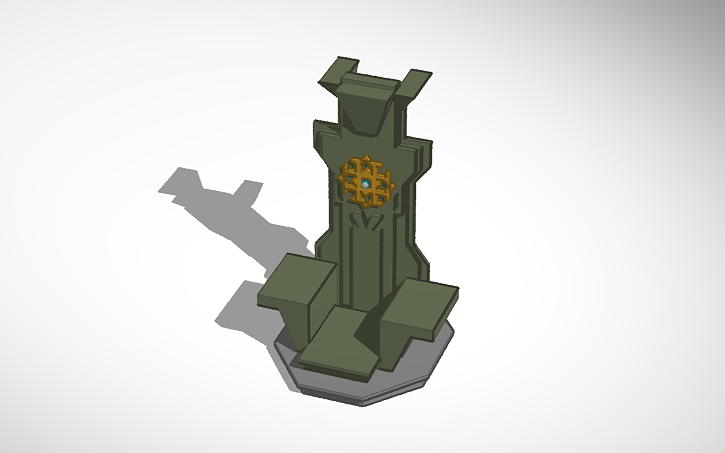 3D design Thror's Throne of Erebor | Tinkercad