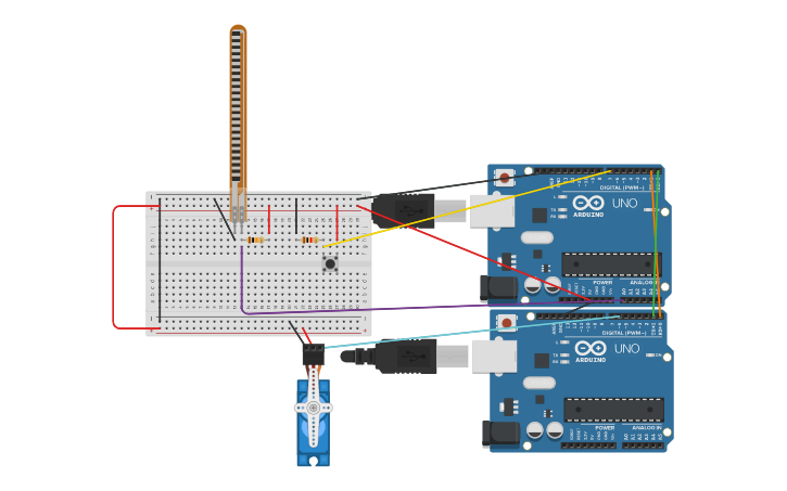 Circuit Design Serial Comm Tinkercad