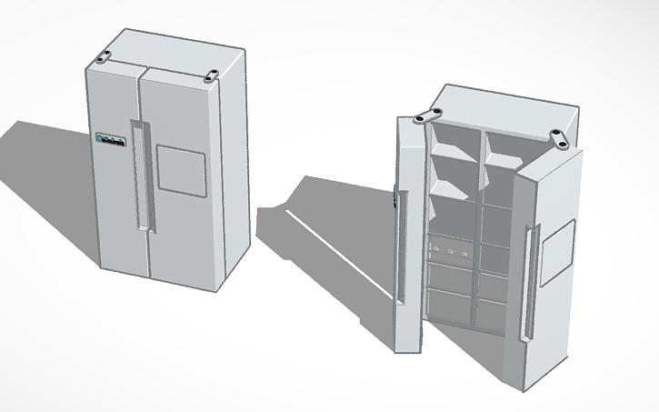 3D design 강릉바다의 냉장고(refrigerator) - Tinkercad
