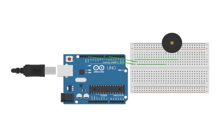 Circuit design Zumbador | Tinkercad