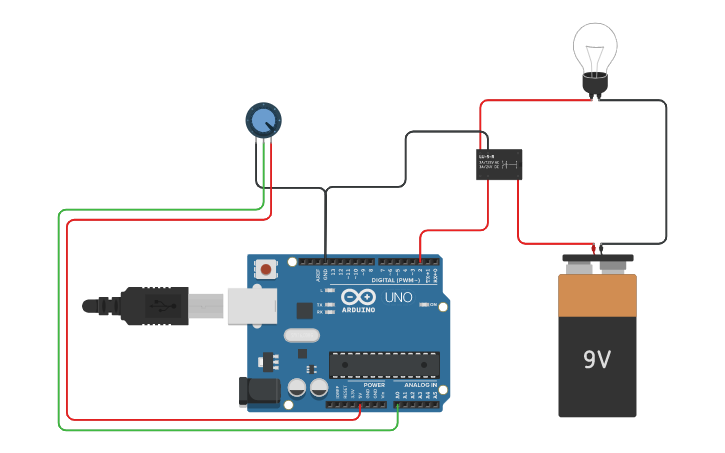 Circuit design Soil Moisture Sensor - Tinkercad Circuit design Soil Moisture Sensor - Tinkercad