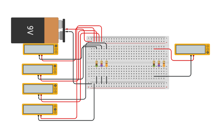 Circuit design Componente Practico - Circuito 2 - Tinkercad