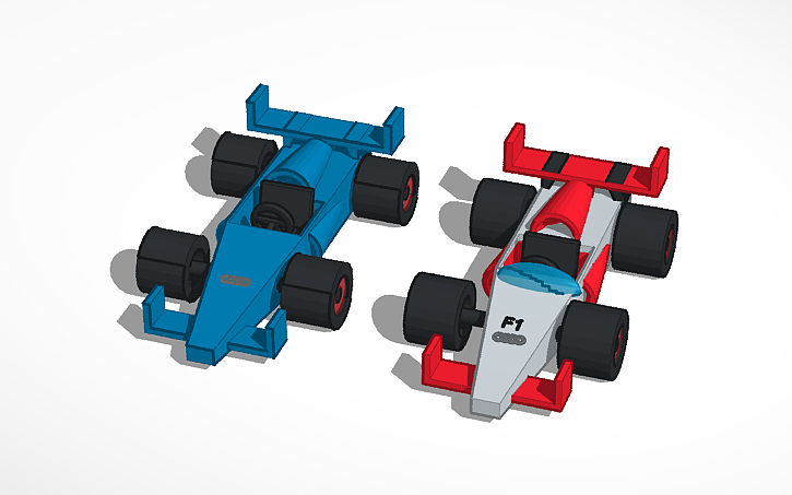3D design F1 race car - Tinkercad