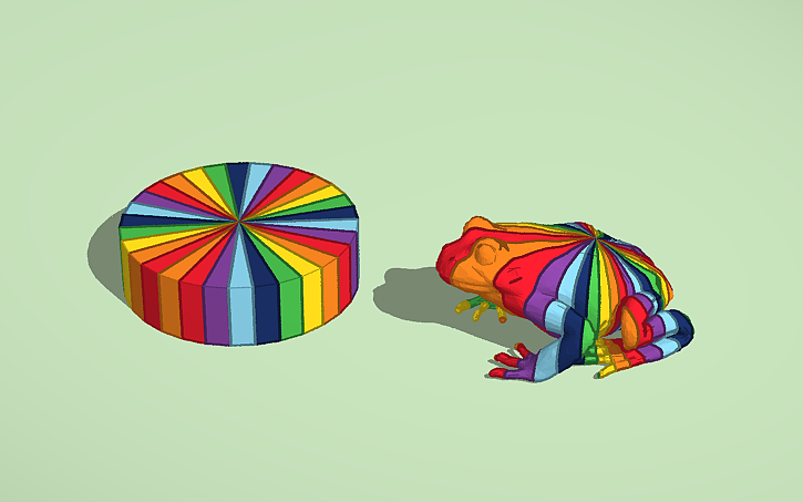 3D design radial gradient tutorial - Tinkercad