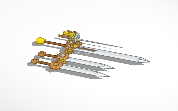 3D design Clockwork weapons | Tinkercad