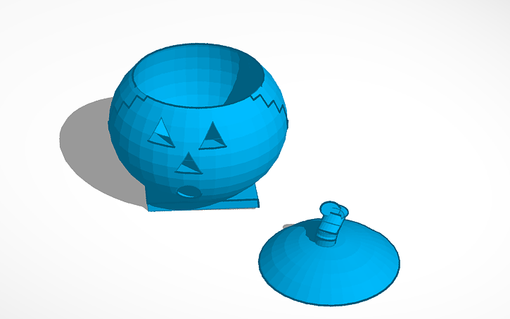 3D design Jack-o-Lantern - Tinkercad