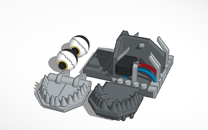 3D design Fnaf endo head printable - Tinkercad