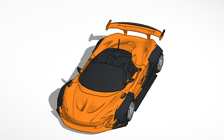 3D design McLaren P1 GTR - Tinkercad